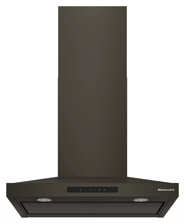 KitchenAid® 30-inch Wall-Mount, 4-Speed Canopy Hood Black Ore ...