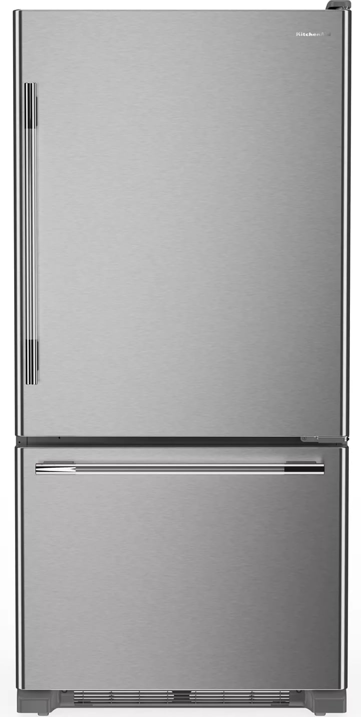 19 Cu. Ft. 30-Inch Standard-Depth Bottom Mount Refrigerator with Right ...
