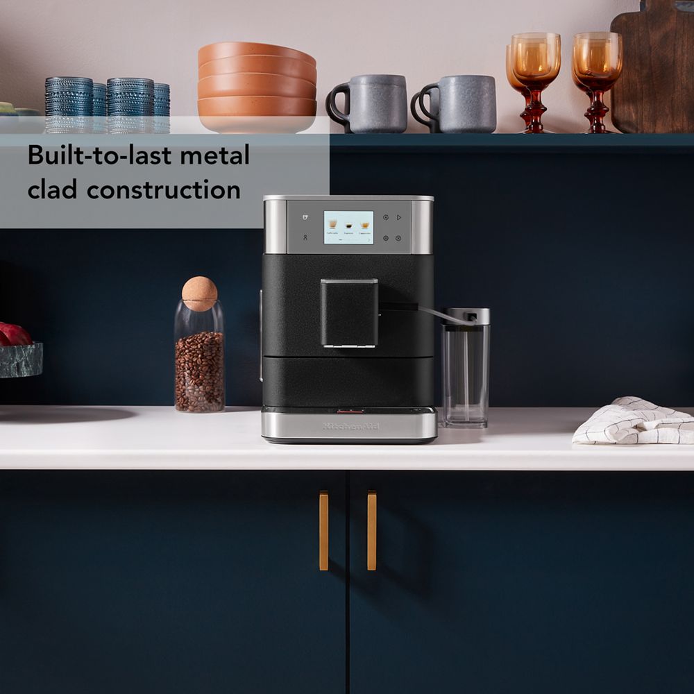 Machine à espresso entièrement automatique KF7 - Fonte noire ...